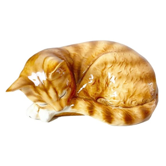 Goebel | Accents | Vintage Goebel Porcelain 85 Orange Tiger Tabby Cat ...